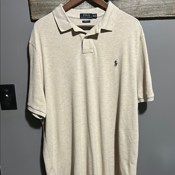 Polo Ralph Lauren | Shirts | Polo By Ralph Lauren Mens Heathered Cream ...